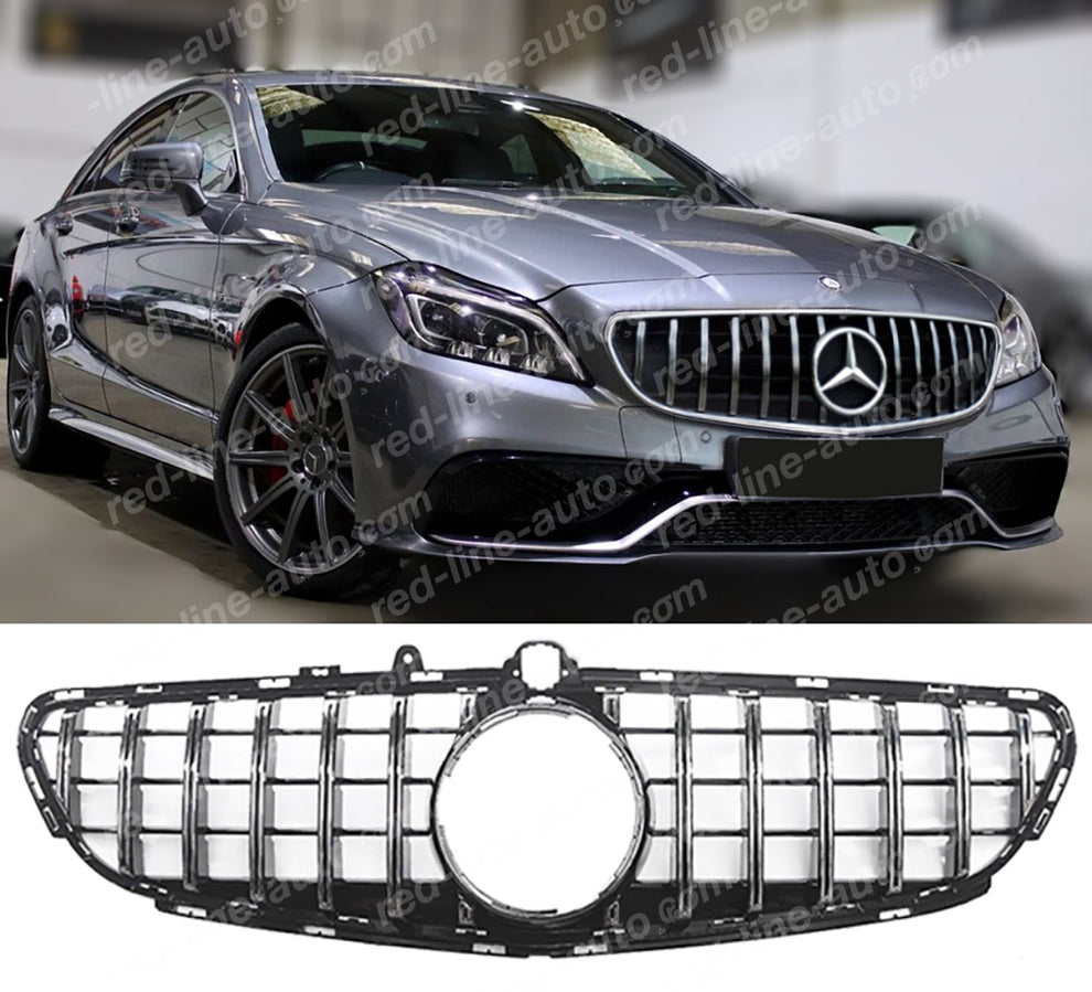 Facelift AMG W218 CLS63 S Coupe C218 Black GT Grille Chrome ...