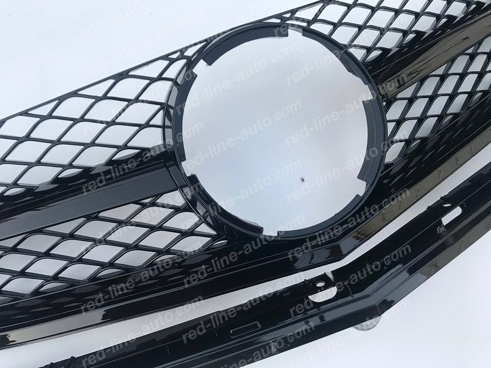 Pre-facelift AMG C63 S W204 Saloon S204 Estate Single-fin Grille Full ...